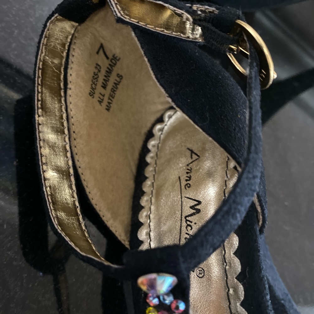 Anne Mitchell Glammed Jewels Heels - Gem